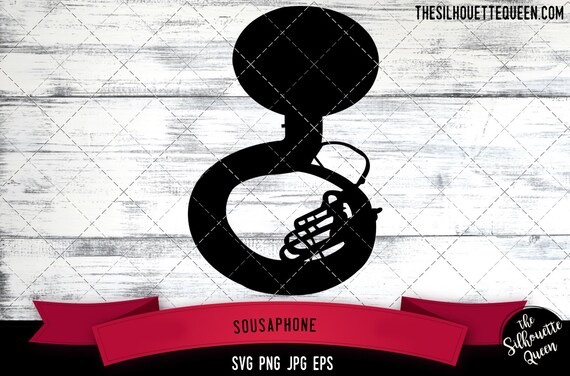 Sousaphone SVG Silhouette Logo Sousaphone SVG Cut Files for - Etsy