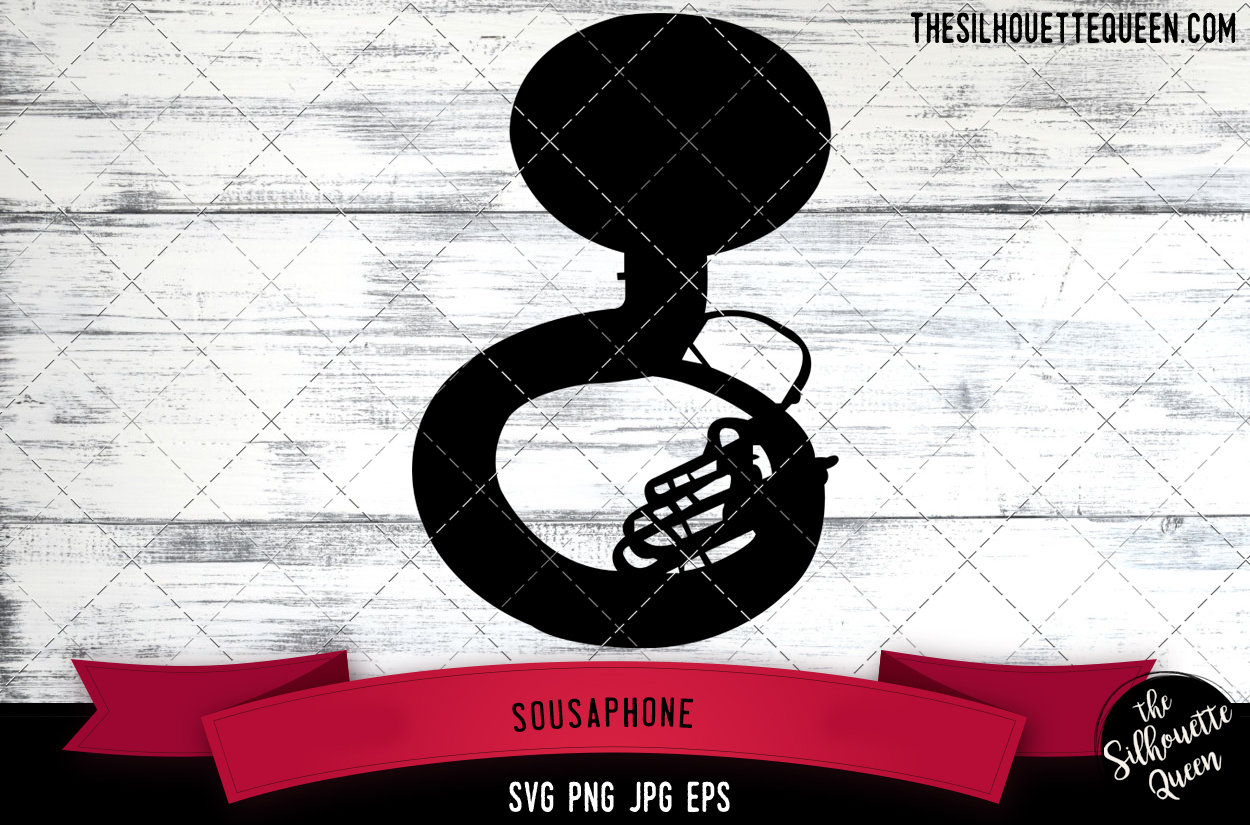 Sousaphone SVG, Silhouette, Logo, Sousaphone SVG Cut Files for Cricut ...