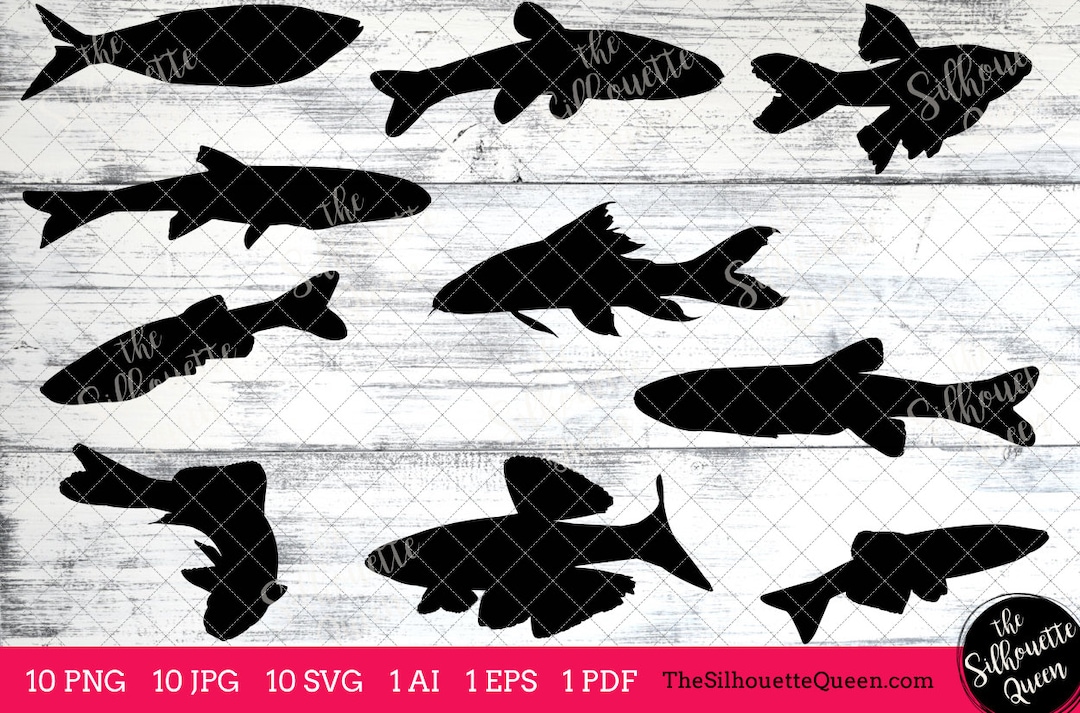 Fishing SVG , Minnow Fish SVG, Minnow Fish Cut File for Cricut Design ...