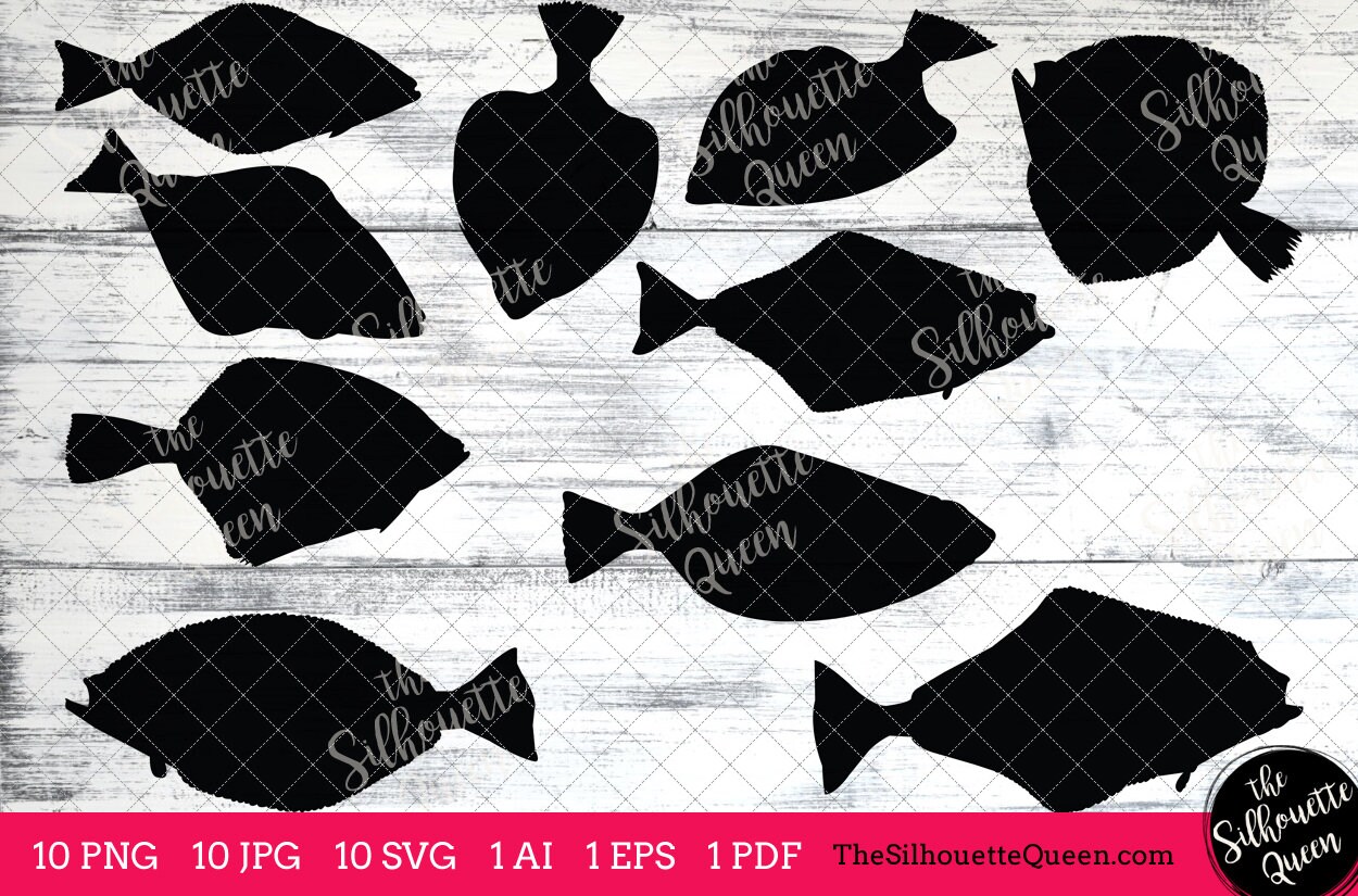 Halibut Silhouette