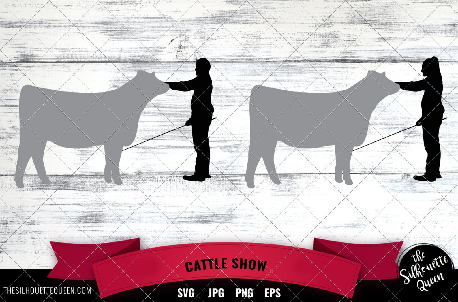Cattle Show Svg File, Livestock Show Svg Cut File, Silhouette Studio ...
