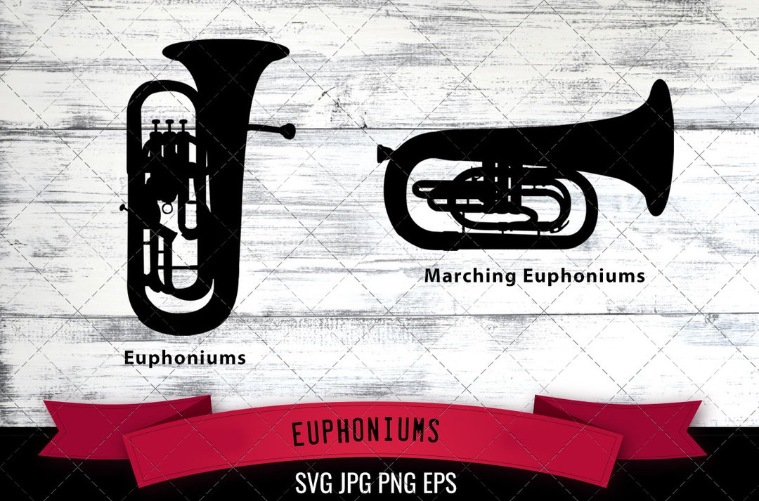 Euphonium SVG, Musical Instrument SVG, Logo - Digital Download With ...