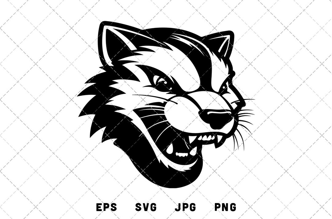 Mongoose Mascot Graphics - JPG, SVG, PNG- Digital Download With ...