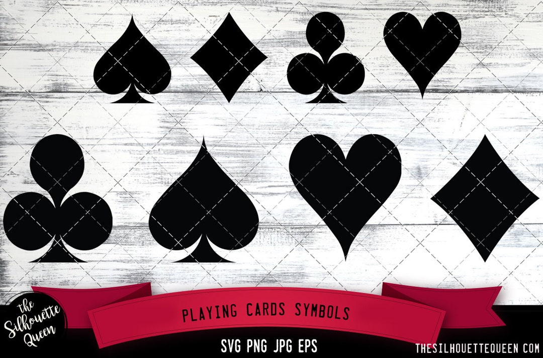 Playing Cards SVG, Silhouette, Logo, Playing Cards SVG Cut Files for ...