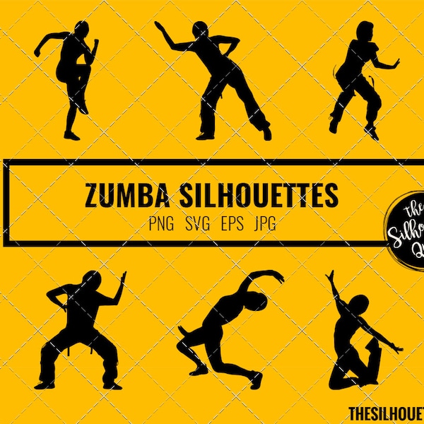 Zumba Vector Clipart - Etsy