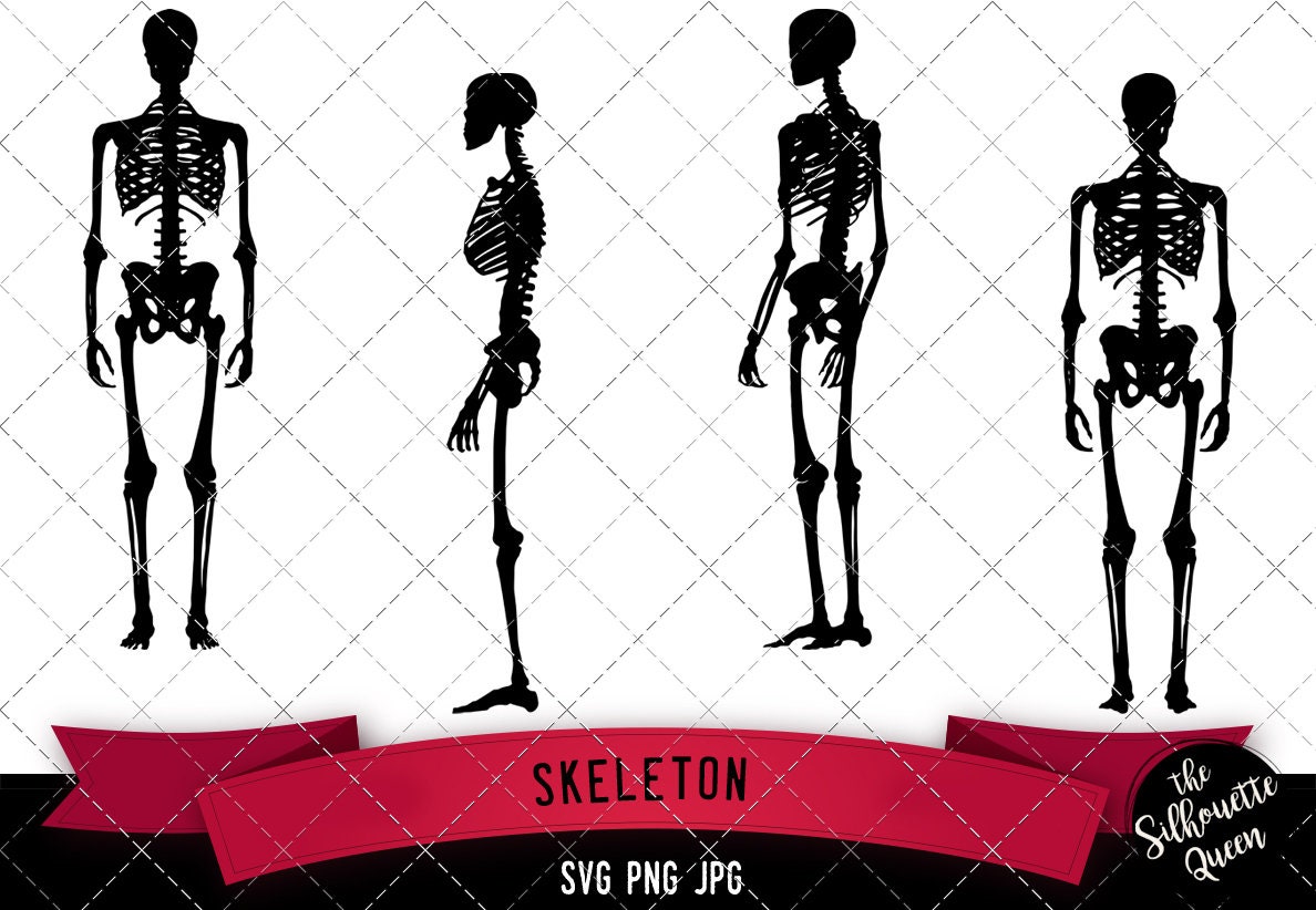 Skeleteon Svg, Halloween Svg, Skull Svg, Dancing Skeleton, Jack ...