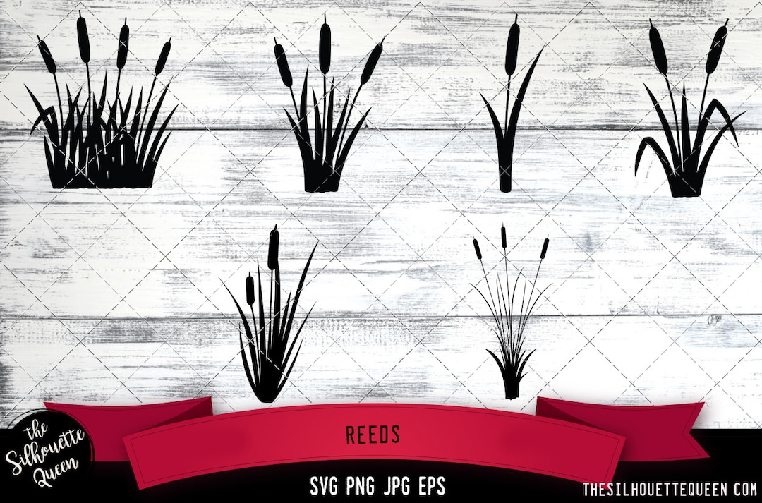 Reeds SVG Silhouette Logo Reeds SVG Cut Files for Cricut - Etsy Canada