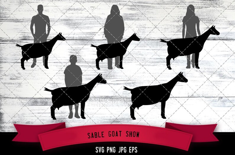 Sable Goat Show SVG File,livestock Judging Svg, Farm Girl Boy Svg, 4-H ...