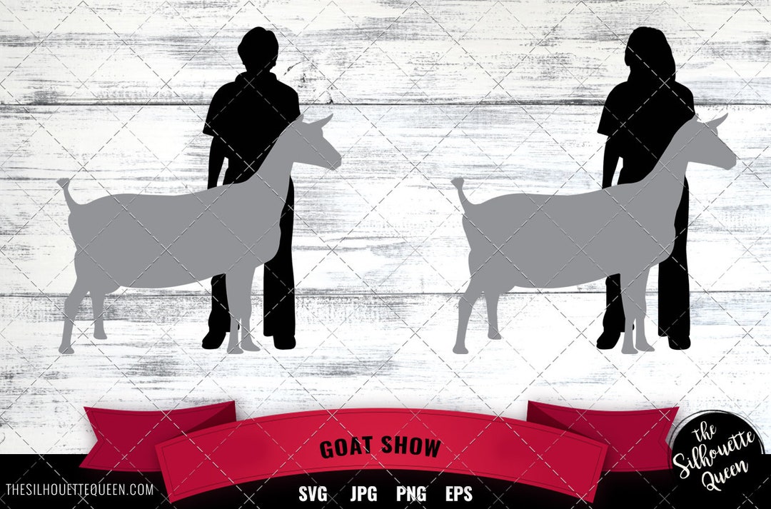 Goat Show Svg File, Livestock Show Svg Cut File, Silhouette Studio ...