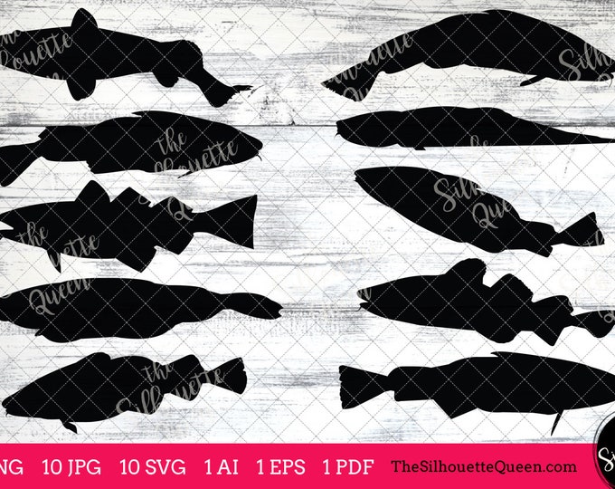 Atlantic Cod or Codling Fish Swimming up Woodcut Black and White Svg ...