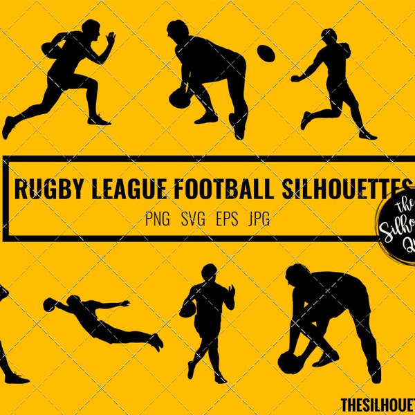 Rugby League Svg - Etsy Australia