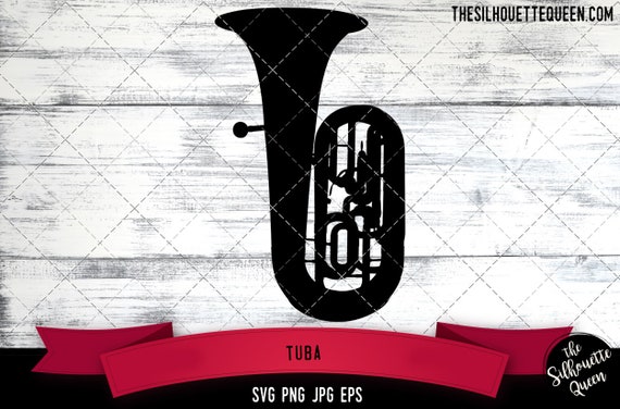 Tuba SVG Silhouette Logo Tuba SVG Cut Files for Cricut - Etsy