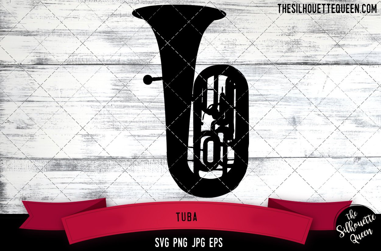 Tuba SVG, Silhouette, Logo, Tuba SVG Cut Files for Cricut Design, Tuba ...