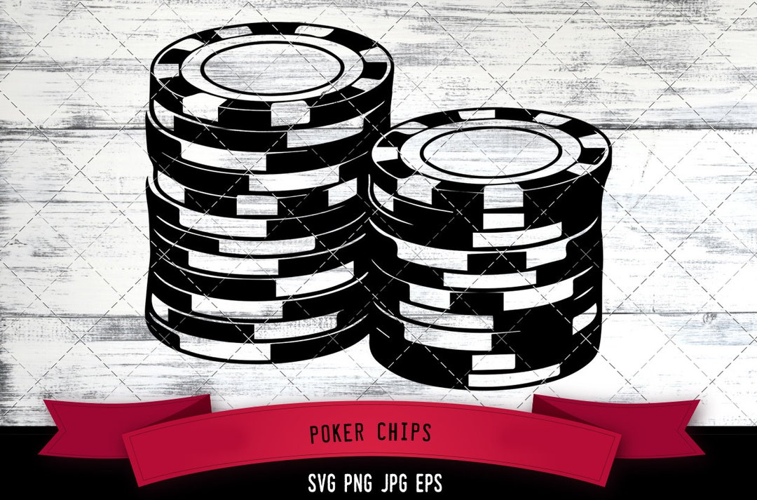 Poker Chips SVG, Gambling SVG, Logo - Digital Download With Commercial ...