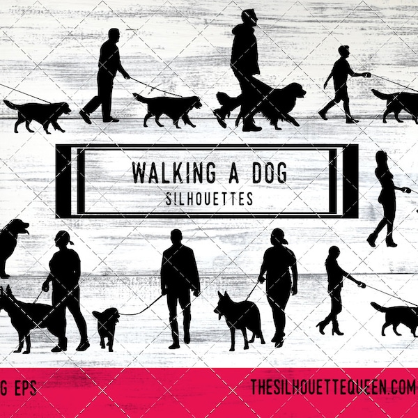 Walking the Dog - Etsy
