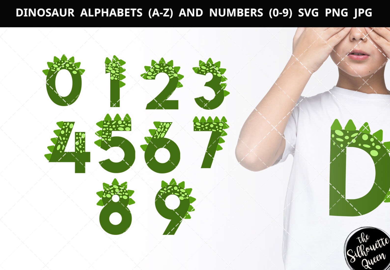 Dinosaur alphabet a-z svg dinosaur number 1-9 svg alphabet | Etsy