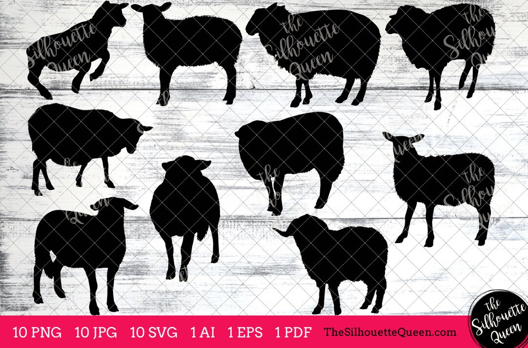 Sheep Svg, Sheep Monogram, Sheep Svg File,cuttable, Sheep Svg Bundle ...