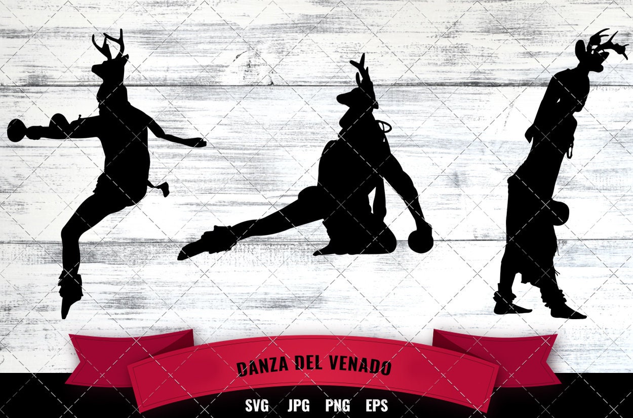 Danza Del Venado, Traditional Svg, Dance Svg, Deer Svg, Yaqui Indians ...