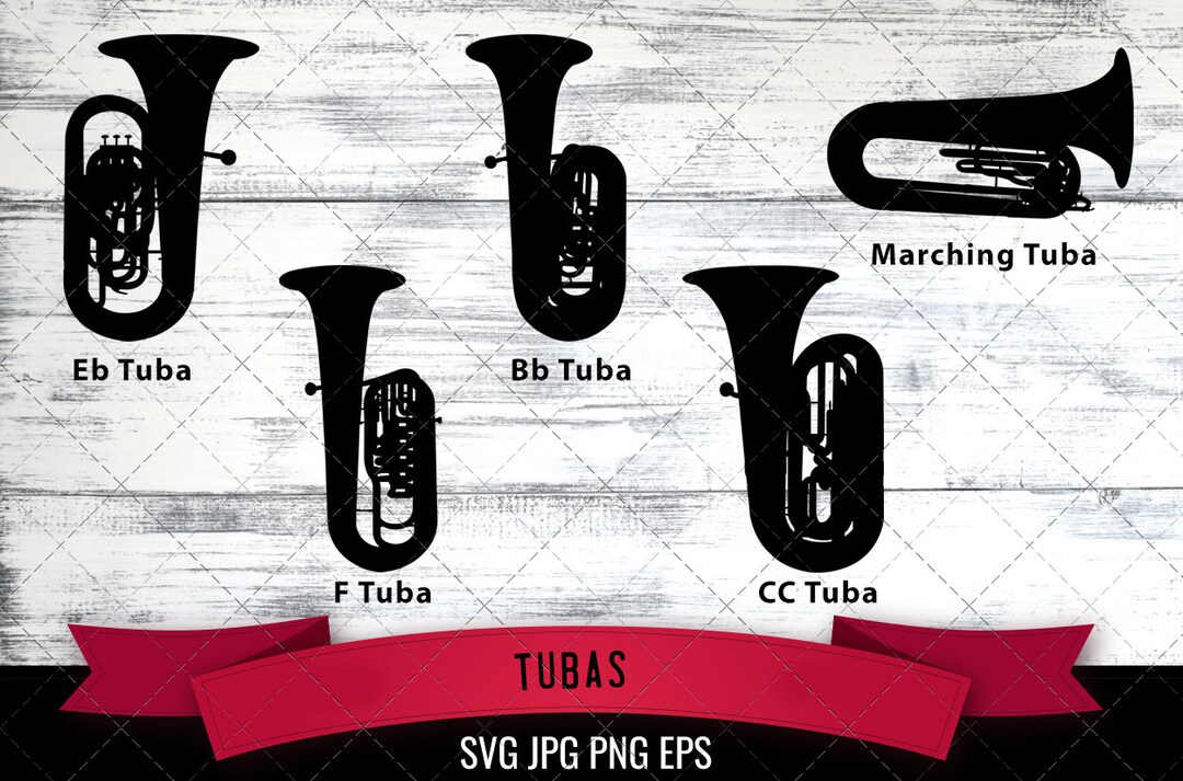Tuba SVG, Musical Instrument SVG, Logo - Digital Download With ...