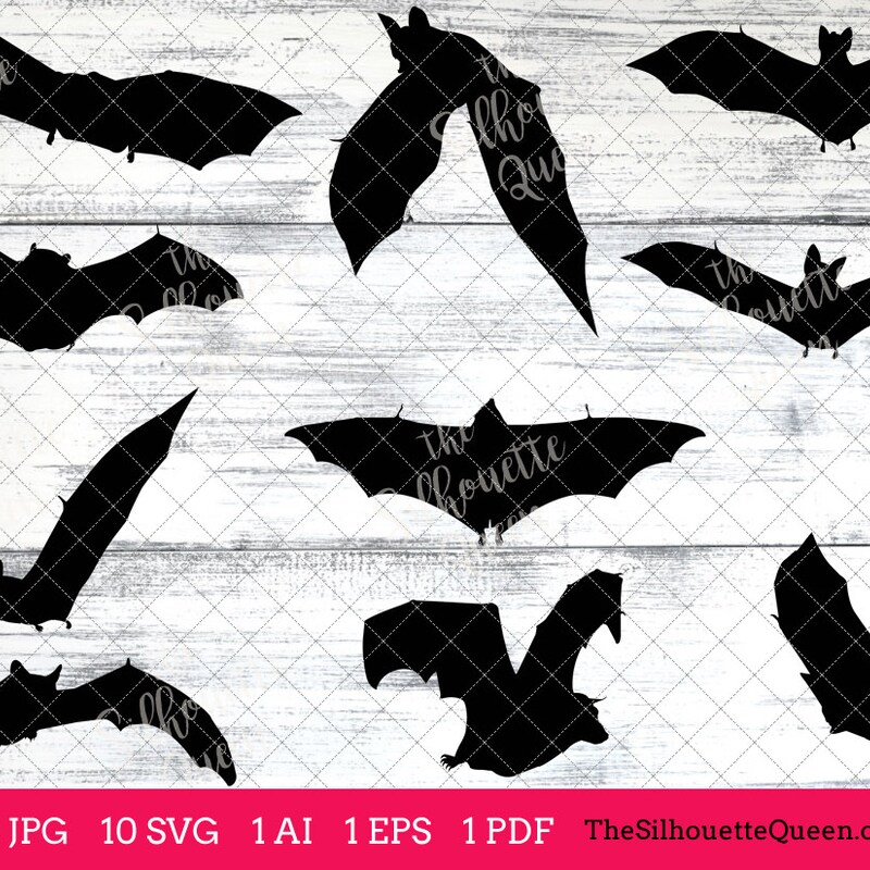 Bat Svg - Etsy