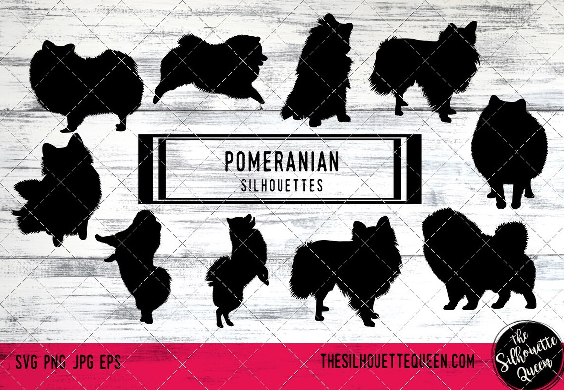 Pomeranian Dog Svg Dog Svg Dog Monogram Svg Dog Svg Files | Etsy