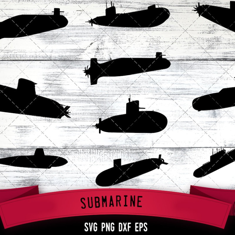 Submarine Svg - Etsy