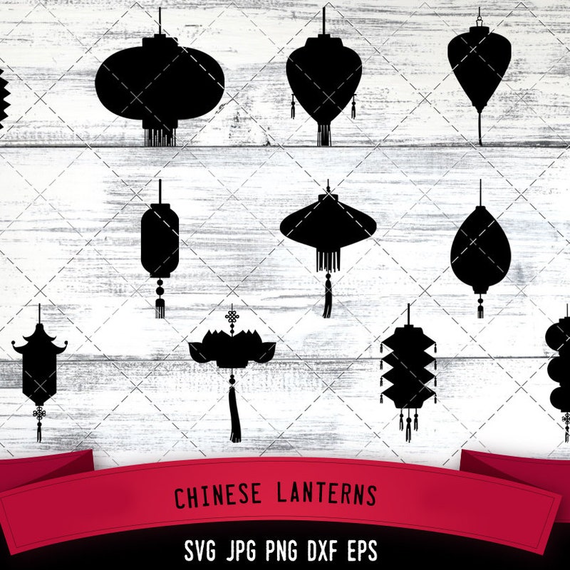 Paper Lantern Svg - Etsy