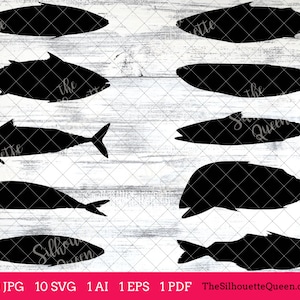 Fishing SVG , Mackerel Fish SVG, Mackerel Fish Cut File for Cricut ...