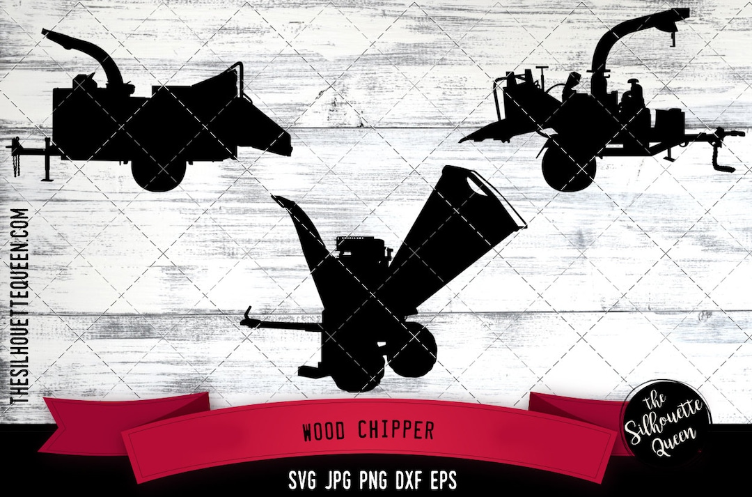 Wood Chipper Svg, Tree Chipper Svg, Woodchips Svg, Wood Shredder Svg ...