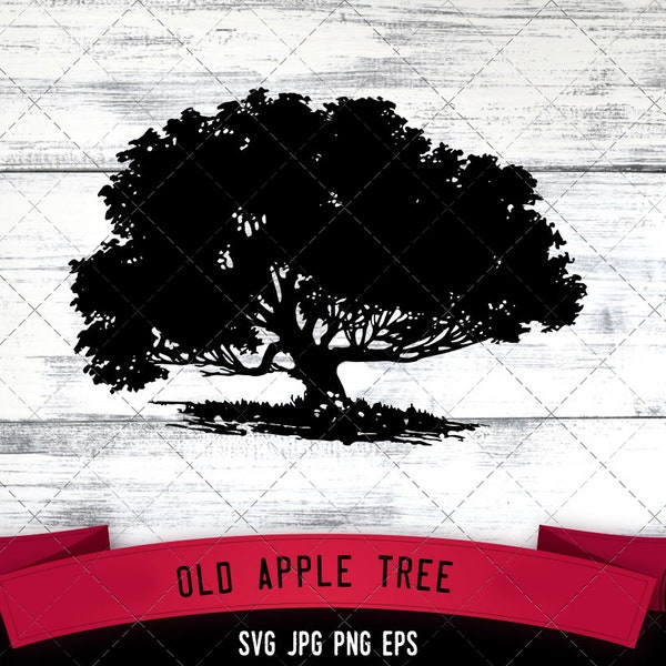 Apple Tree Clipart - Etsy