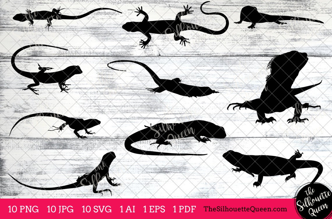 Lizard Svg Lizard Monogram Lizard Svg File Lizard Cuttable | Etsy