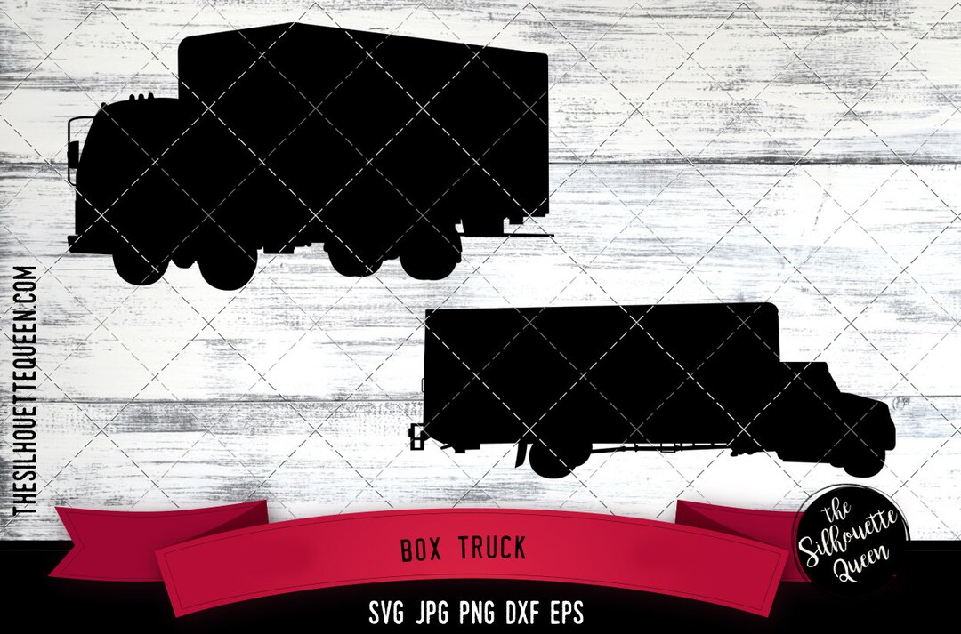Box Truck Svg, Box Van Svg, Cube Van Svg, Bob Truck Svg, Cargo Svg ...