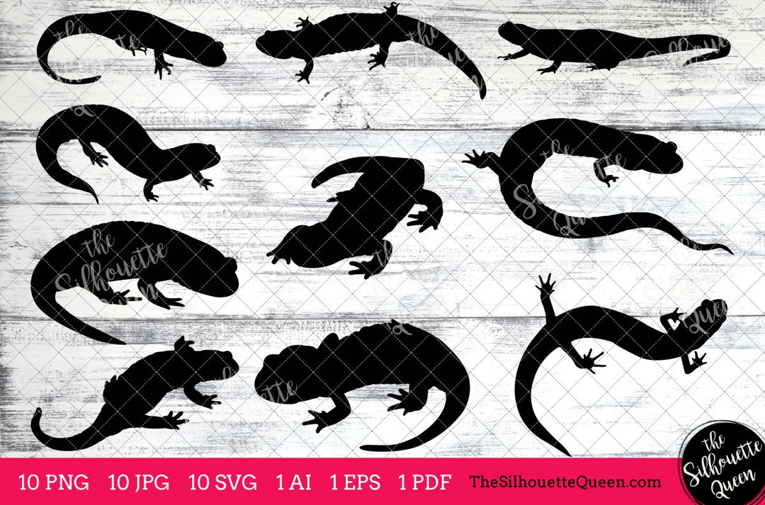 Salamander Svg, Salamander Monogram, Salamander Svg File, Cuttable, Svg ...