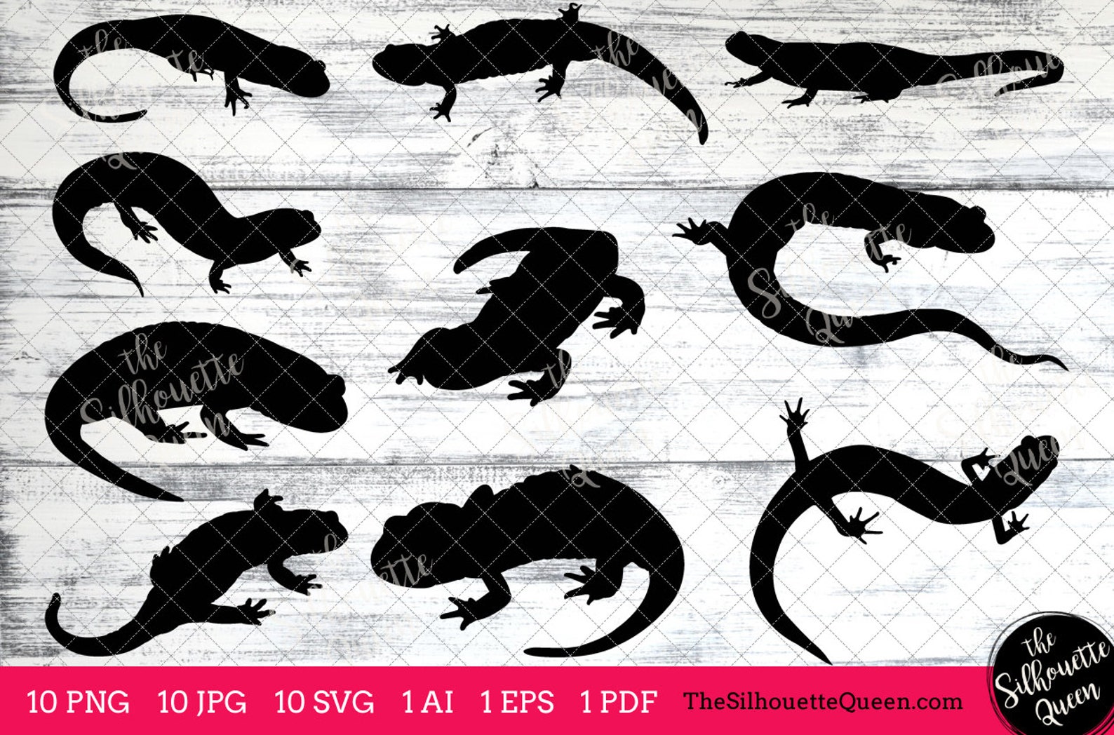 Salamander Svg, Salamander Monogram, Salamander Svg File, Cuttable, Svg ...
