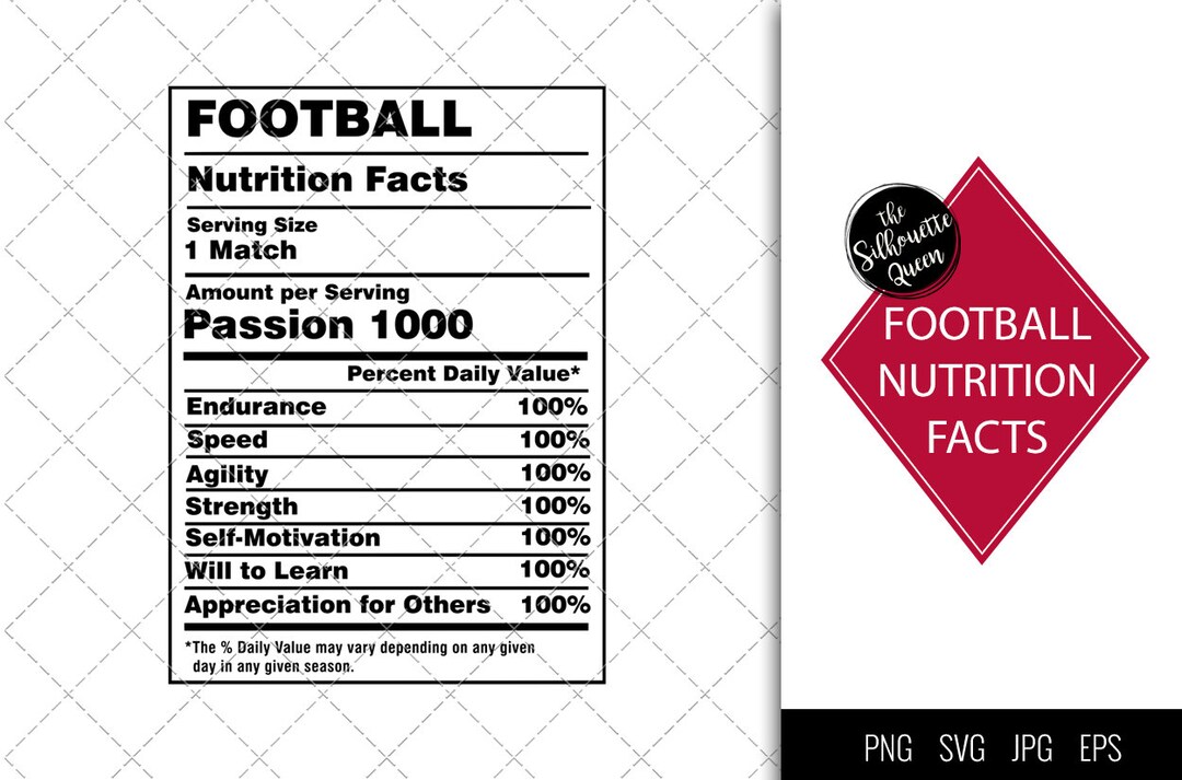 Football Nutrition Facts Svg – Nutrition Svg –football Facts Clipart ... Football Nutrition Facts Svg – Nutrition Svg –football Facts Clipart ...