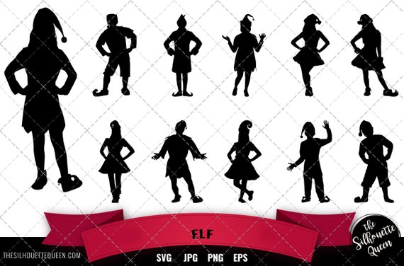 Elf svg file Christmas svg cut file silhouette studio | Etsy