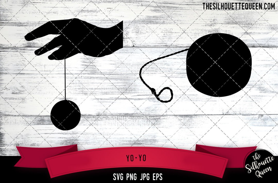 Yo-yo SVG, Silhouette, Logo, Yo-yo SVG Cut Files for Cricut Design, Yo ...