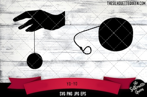 Yo-yo SVG Silhouette Logo Yo-yo SVG Cut Files for Cricut - Etsy