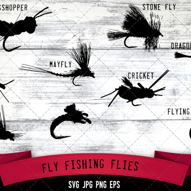Fly Fishing Svg - Etsy