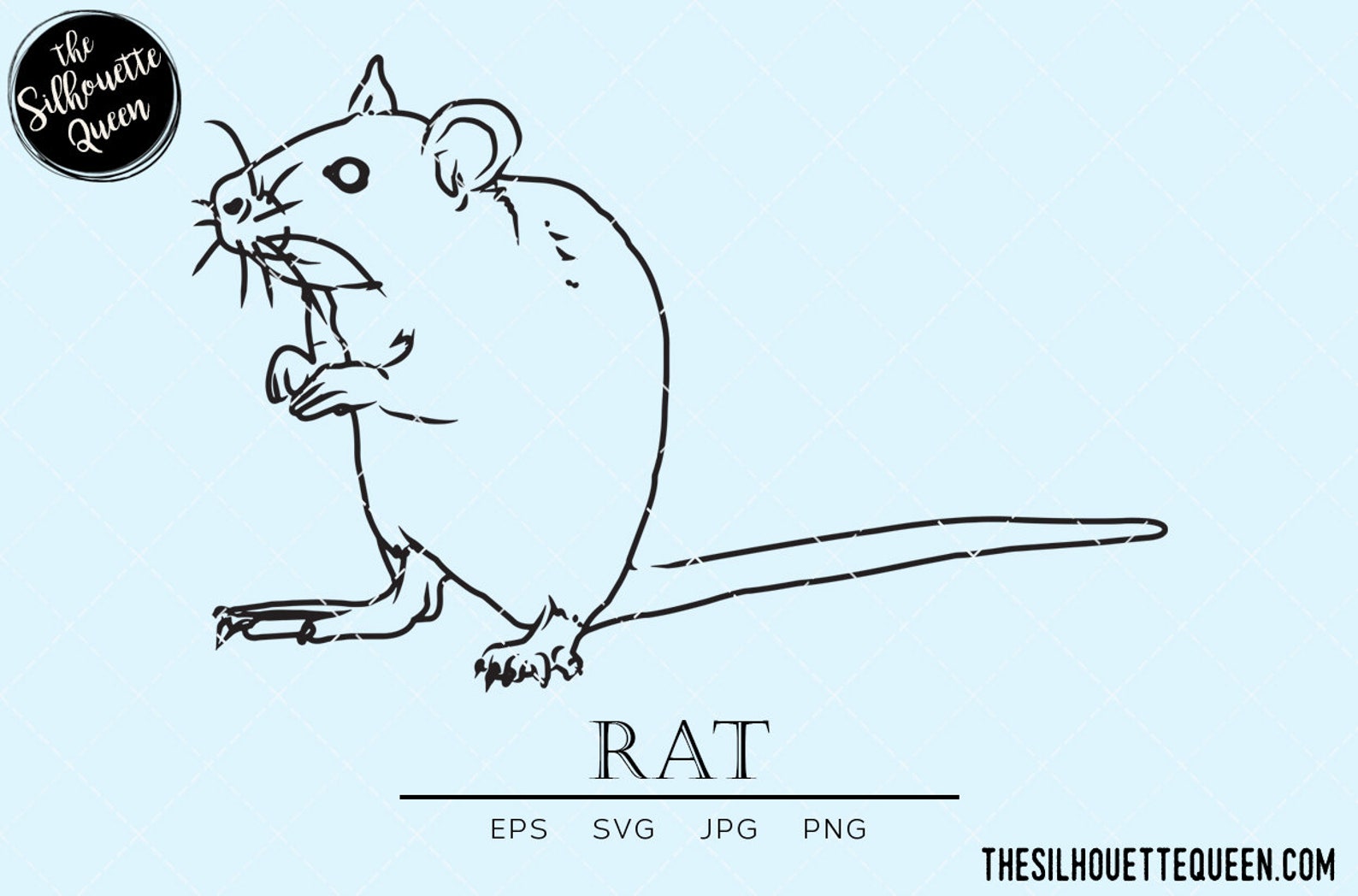 Rat Svg Mouse Svg Mice Svg Animal Svg Rodents Svg Black - Etsy