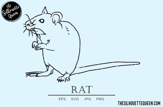 Rat Svg Mouse Svg Mice Svg Animal Svg Rodents Svg Black | Etsy Canada