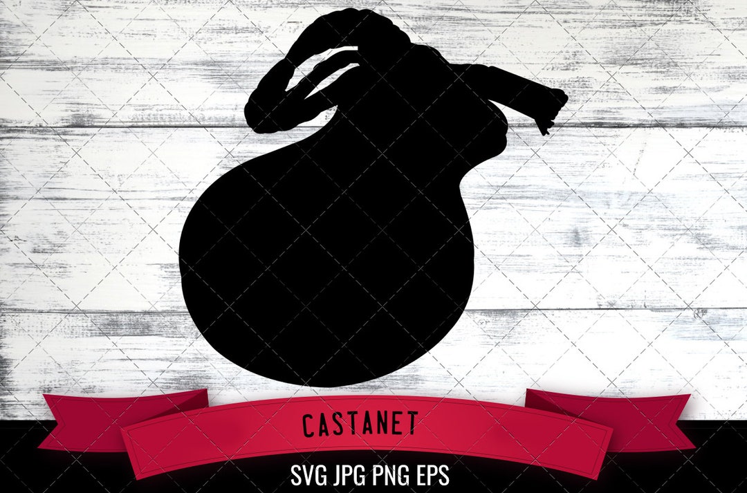 Castanet SVG, Musical Instrument SVG, Logo - Digital Download With ...