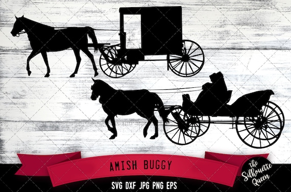 Amish Buggy Svg Cricut Files Silhouette Studio Vector - Etsy