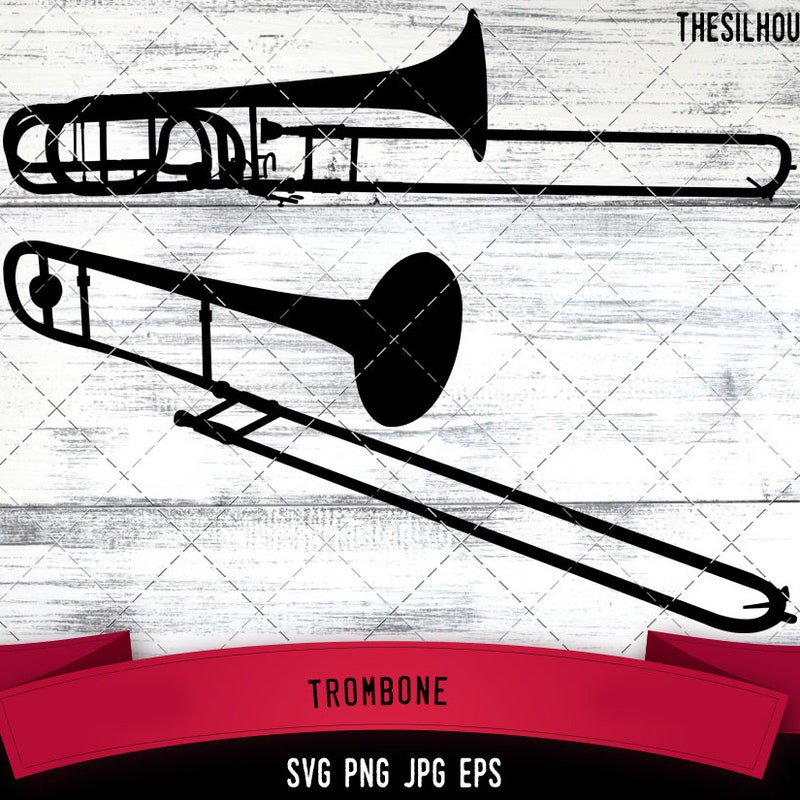 Trombone Svg - Etsy
