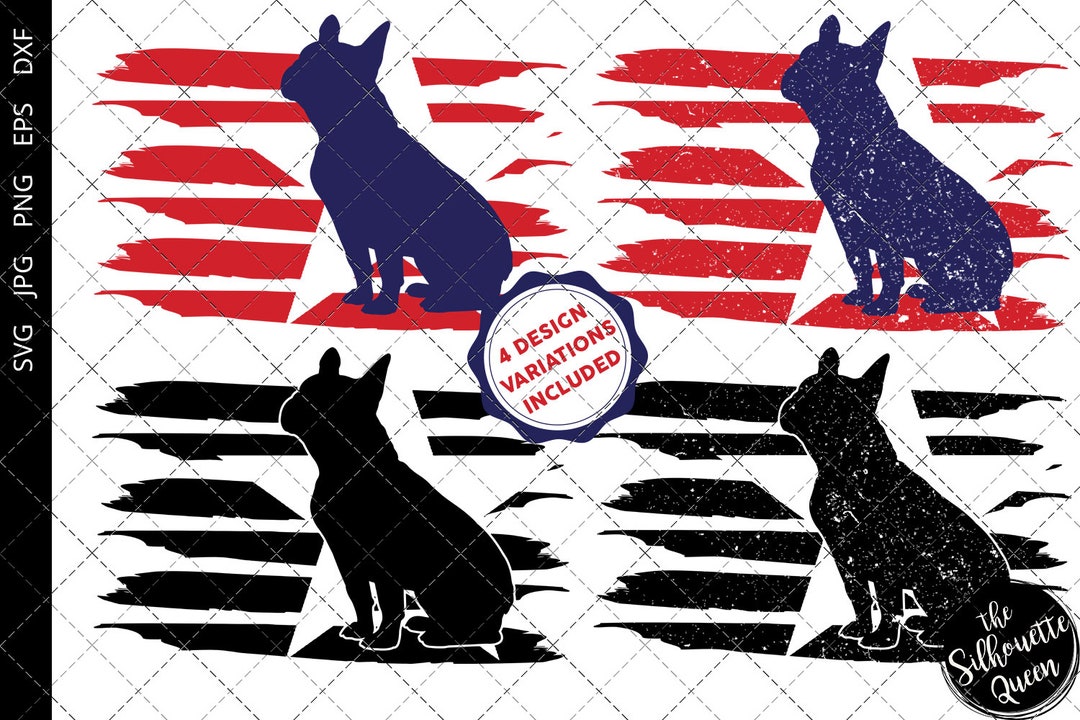 French Bulldog Dog Flag Svg , Oil Rig Svg, American Flag, Fourth of ...