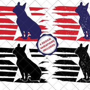 French Bulldog Dog Flag Svg , Oil Rig Svg, American Flag, Fourth of ...