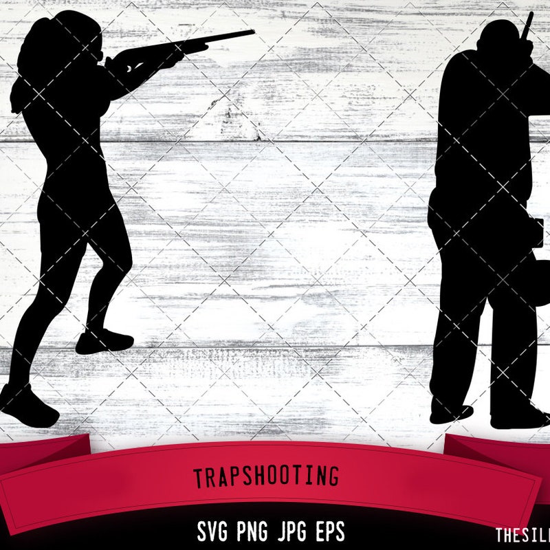 Trapshooting Svg - Etsy