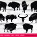 Bison Svg Bison Monogram Bison Svg Filecuttable Bison Svg - Etsy