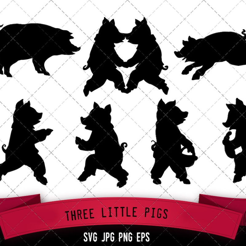 Three Little Pigs - Etsy