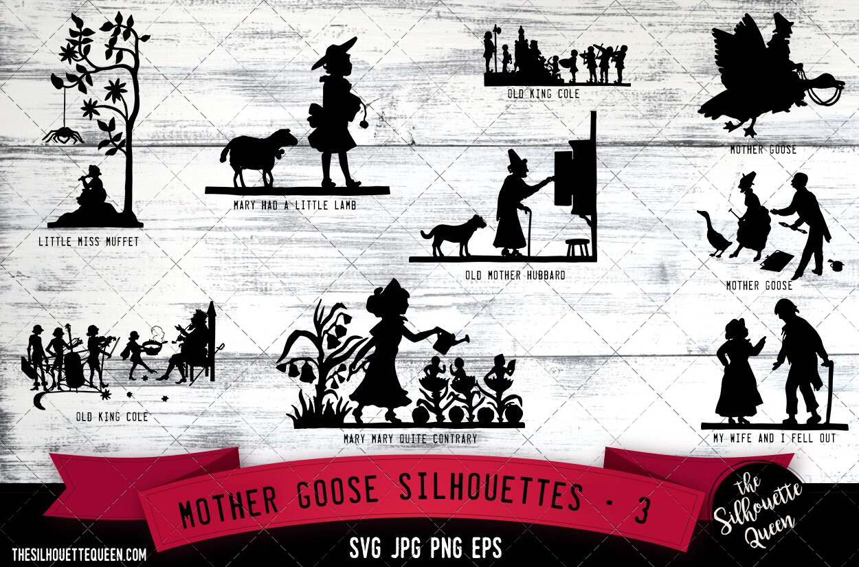 Mary Had A Little Lamb Silhouette